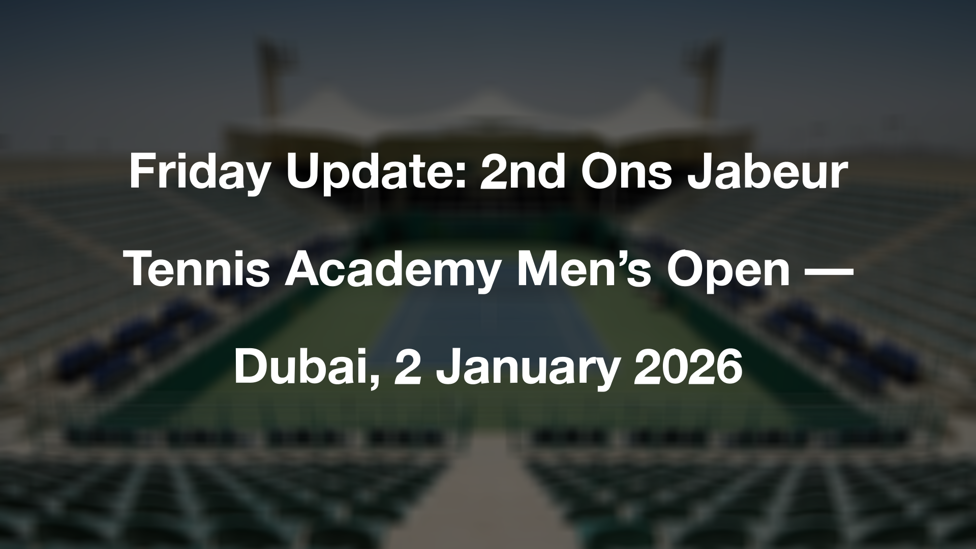 UAE Tennis Federation