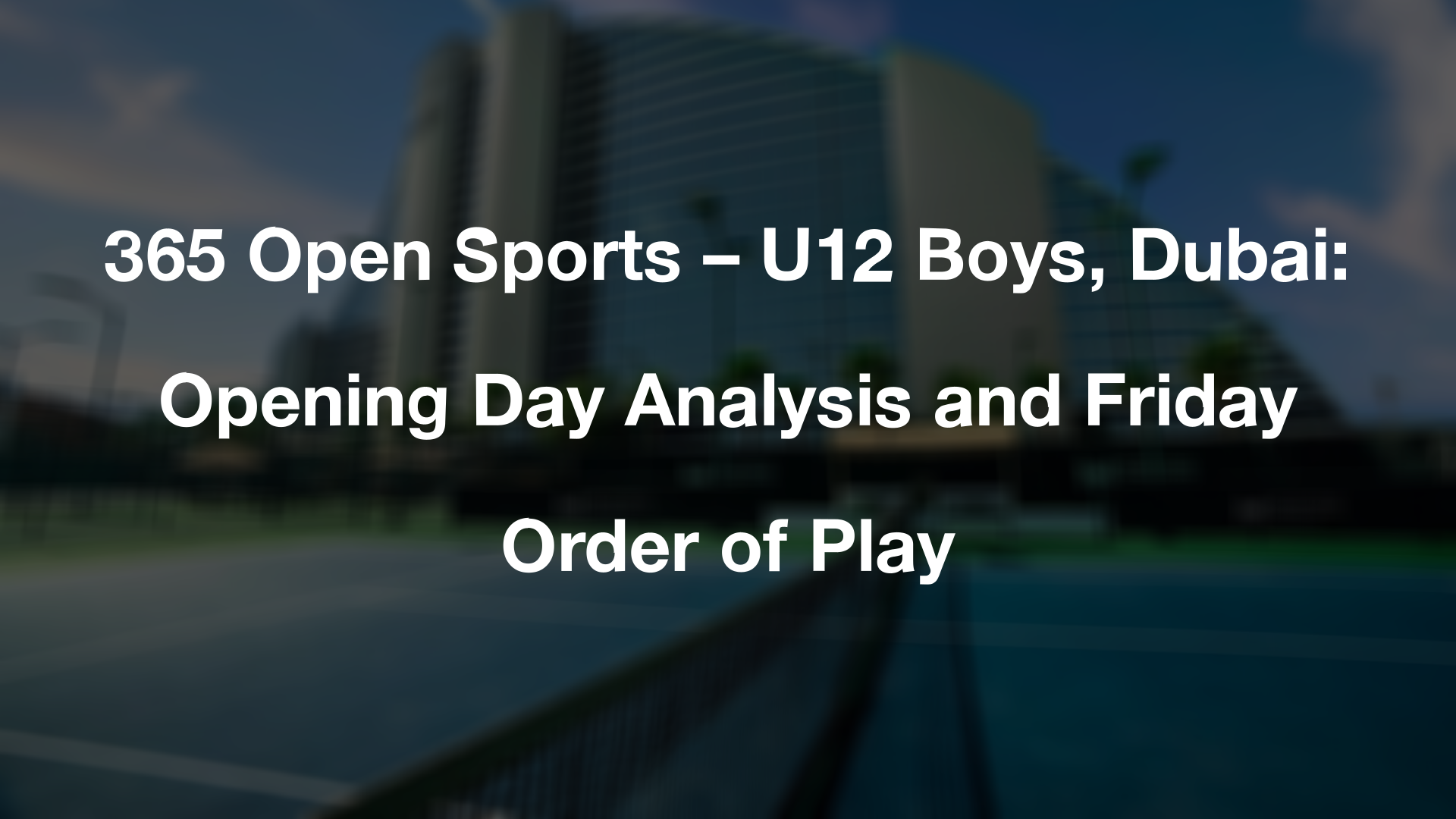 UAE Tennis Federation