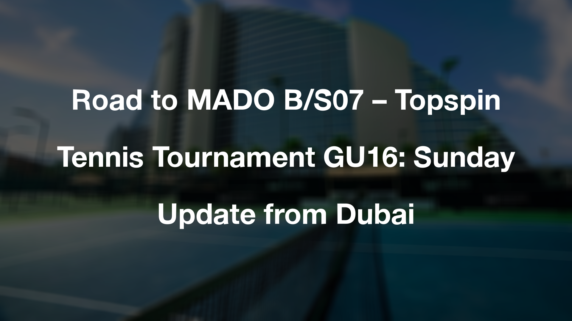 UAE Tennis Federation