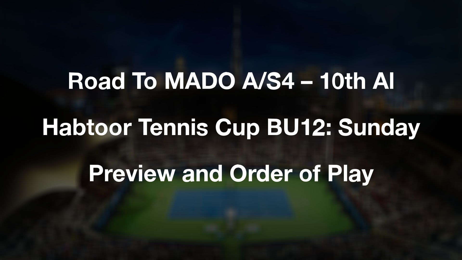 UAE Tennis Federation