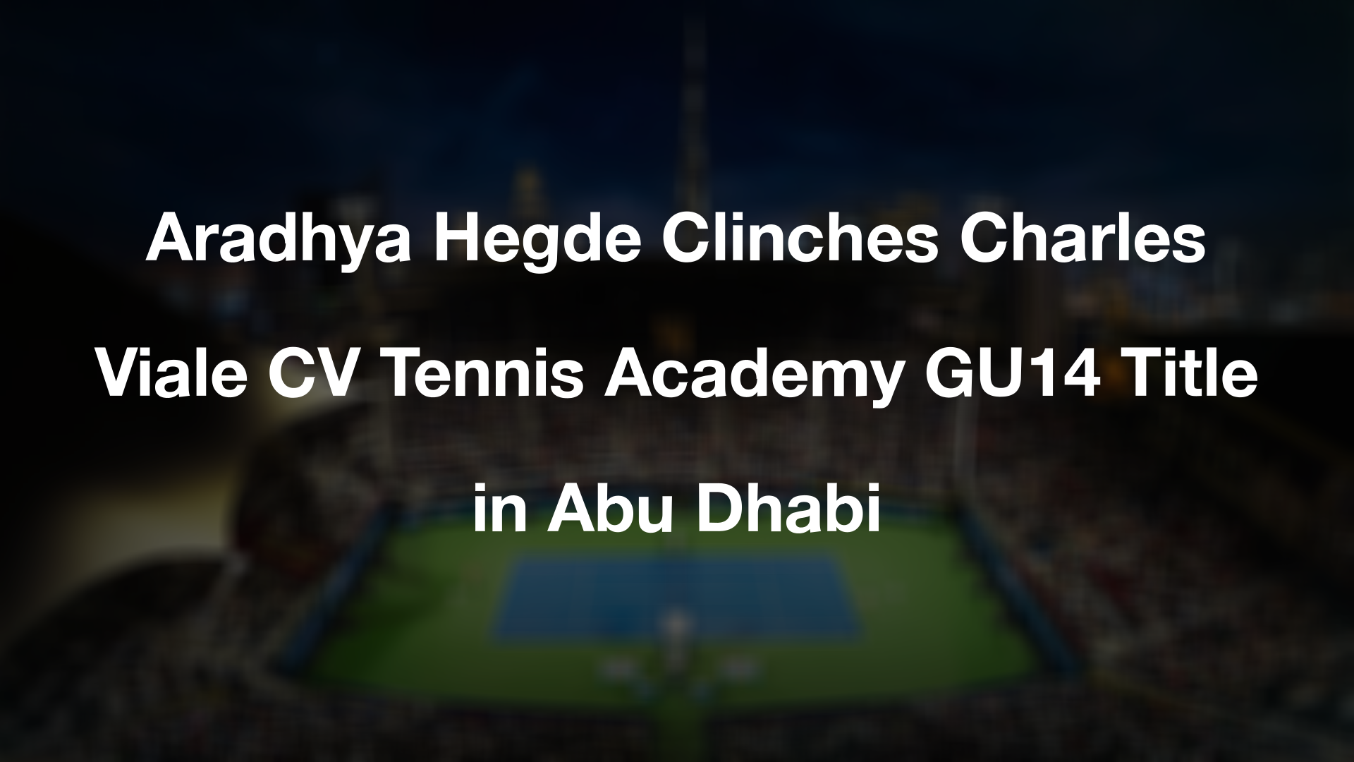 UAE Tennis Federation