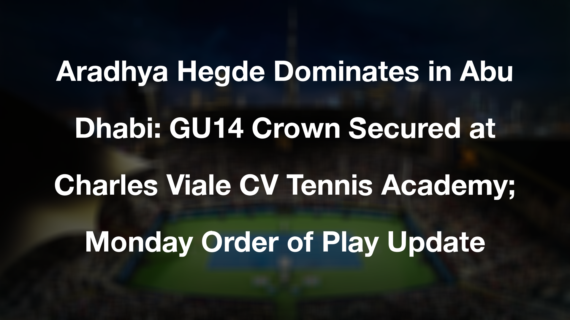 UAE Tennis Federation