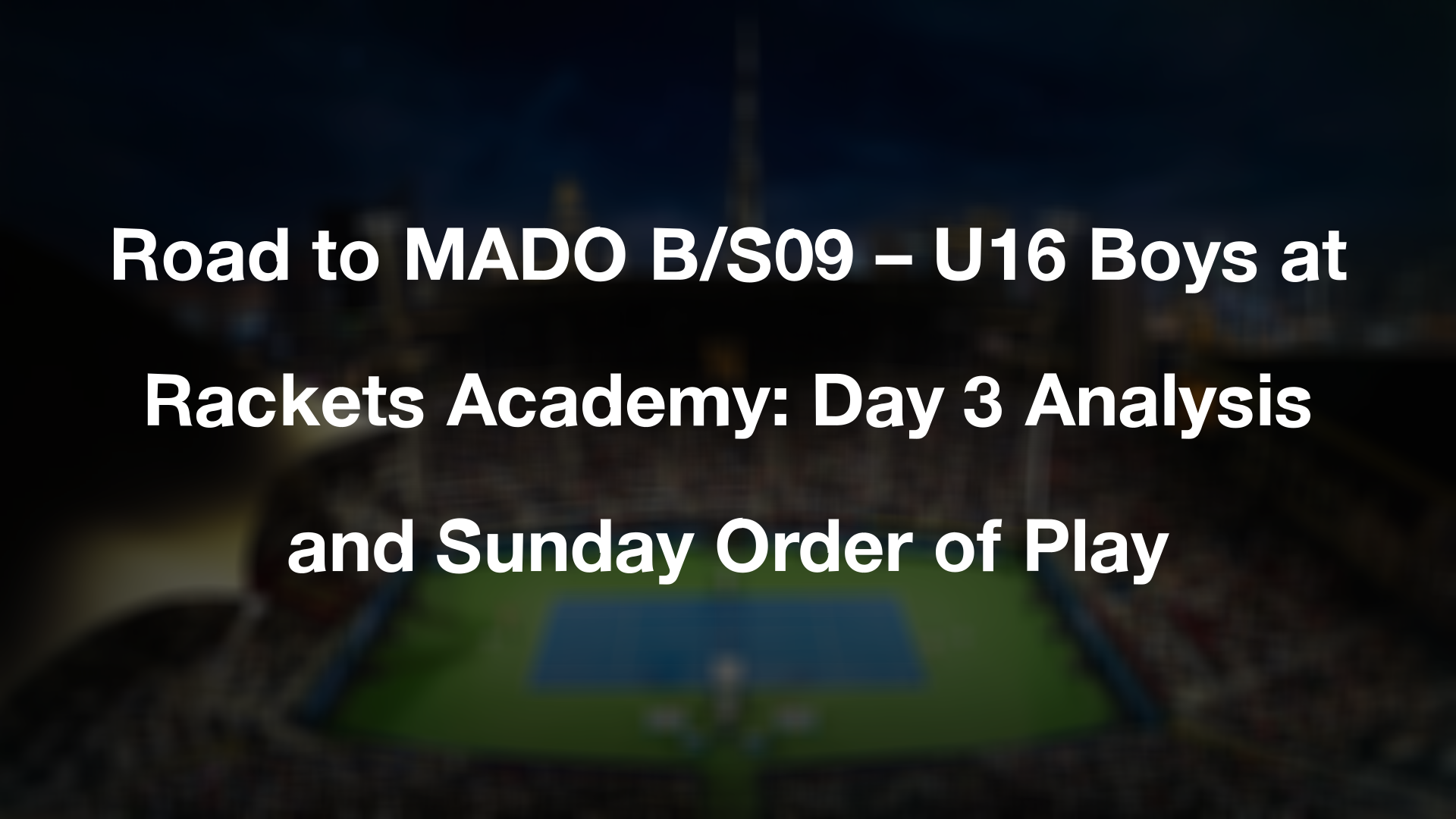 UAE Tennis Federation