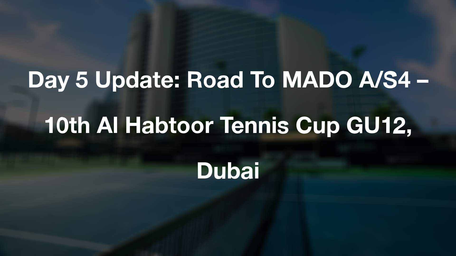 UAE Tennis Federation