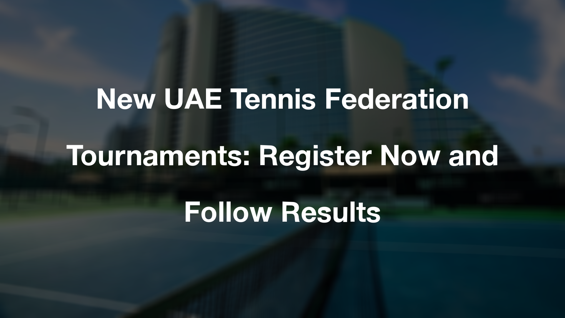 UAE Tennis Federation