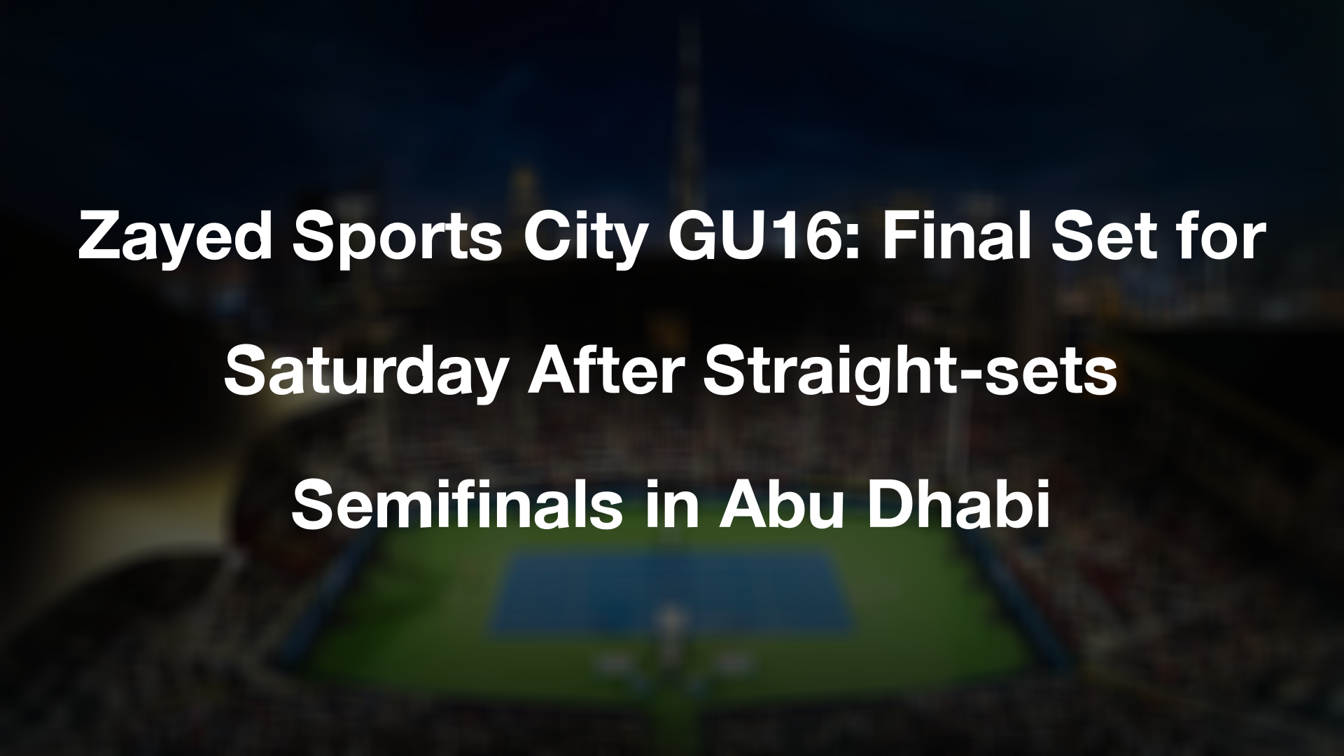 UAE Tennis Federation