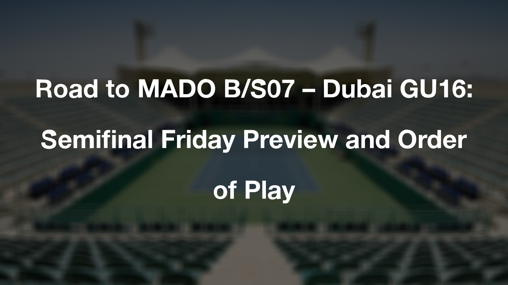 UAE Tennis Federation