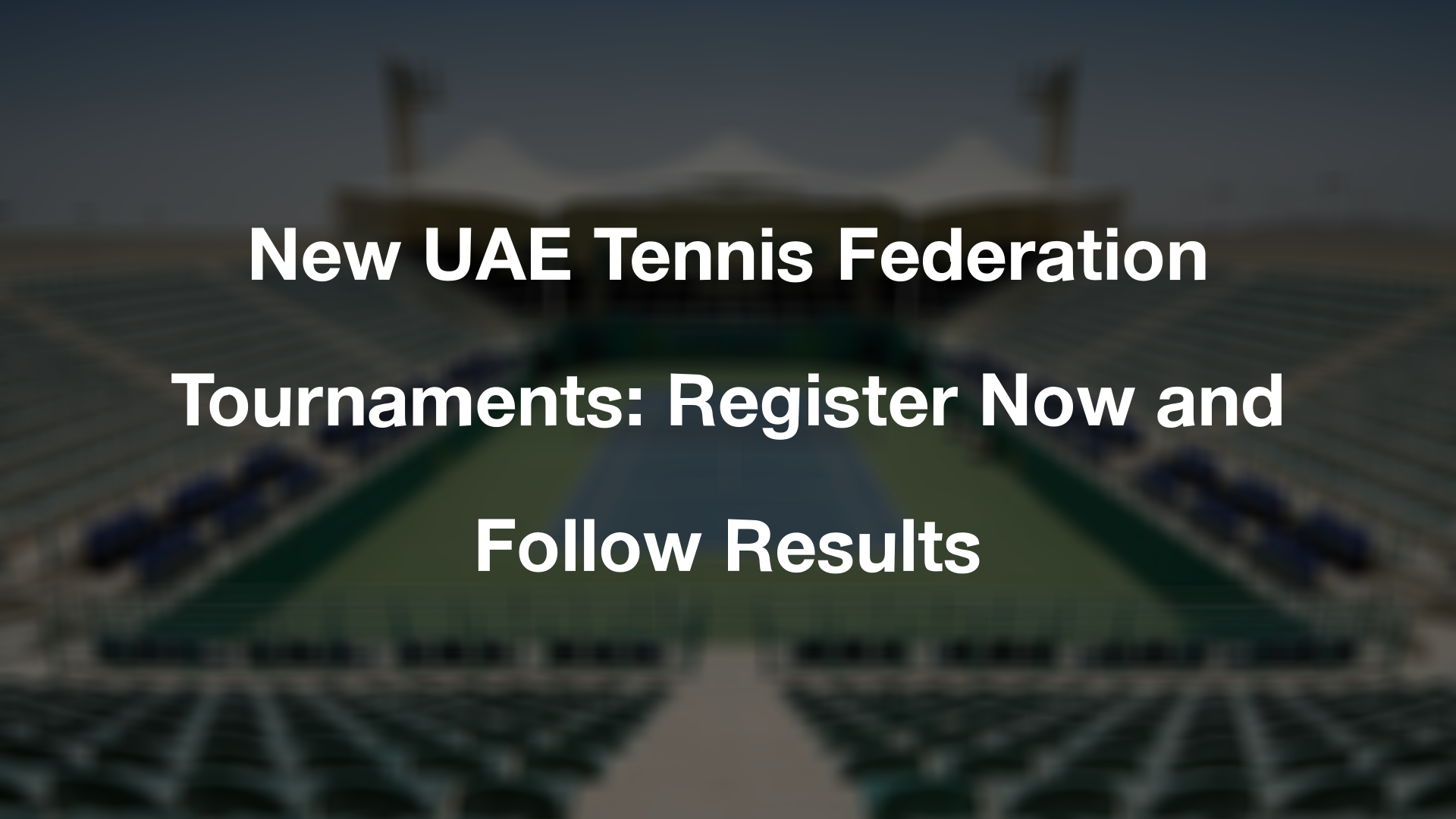 UAE Tennis Federation